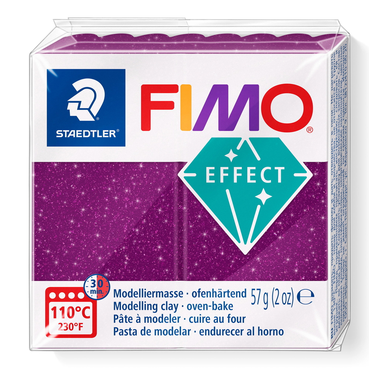 Fimo effect galaxy modellera 57 g – purple 602 | Panduro