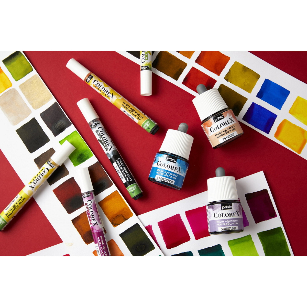 Colorex Watercolor Ink 45 ml Primary Yellow – boks med akvarellblekk og ...