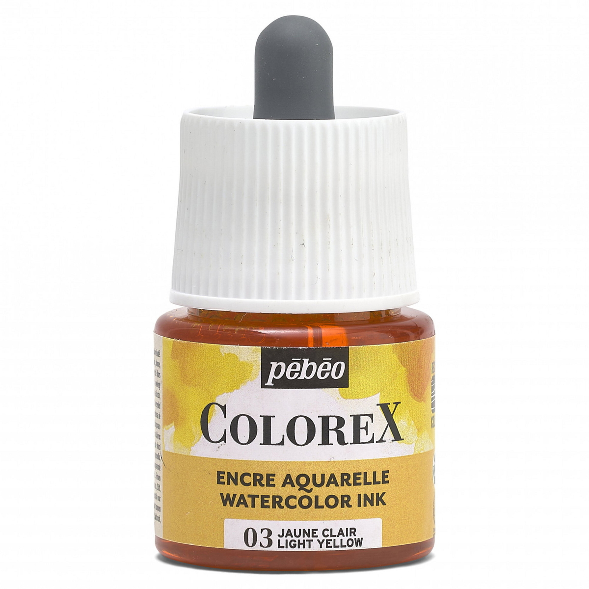 Colorex Watercolor Ink 45 ml Light Yellow – boks med akvarellblekk og ...