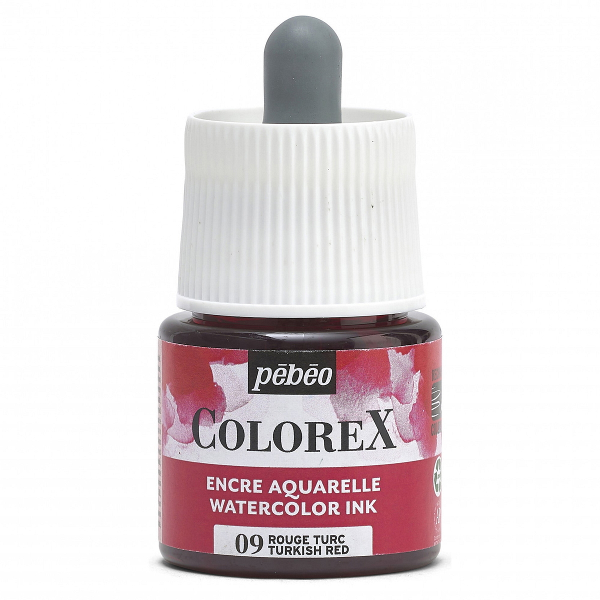 Colorex Watercolor Ink 45 ml Turkish Red – burk med akvarellbläck och ...