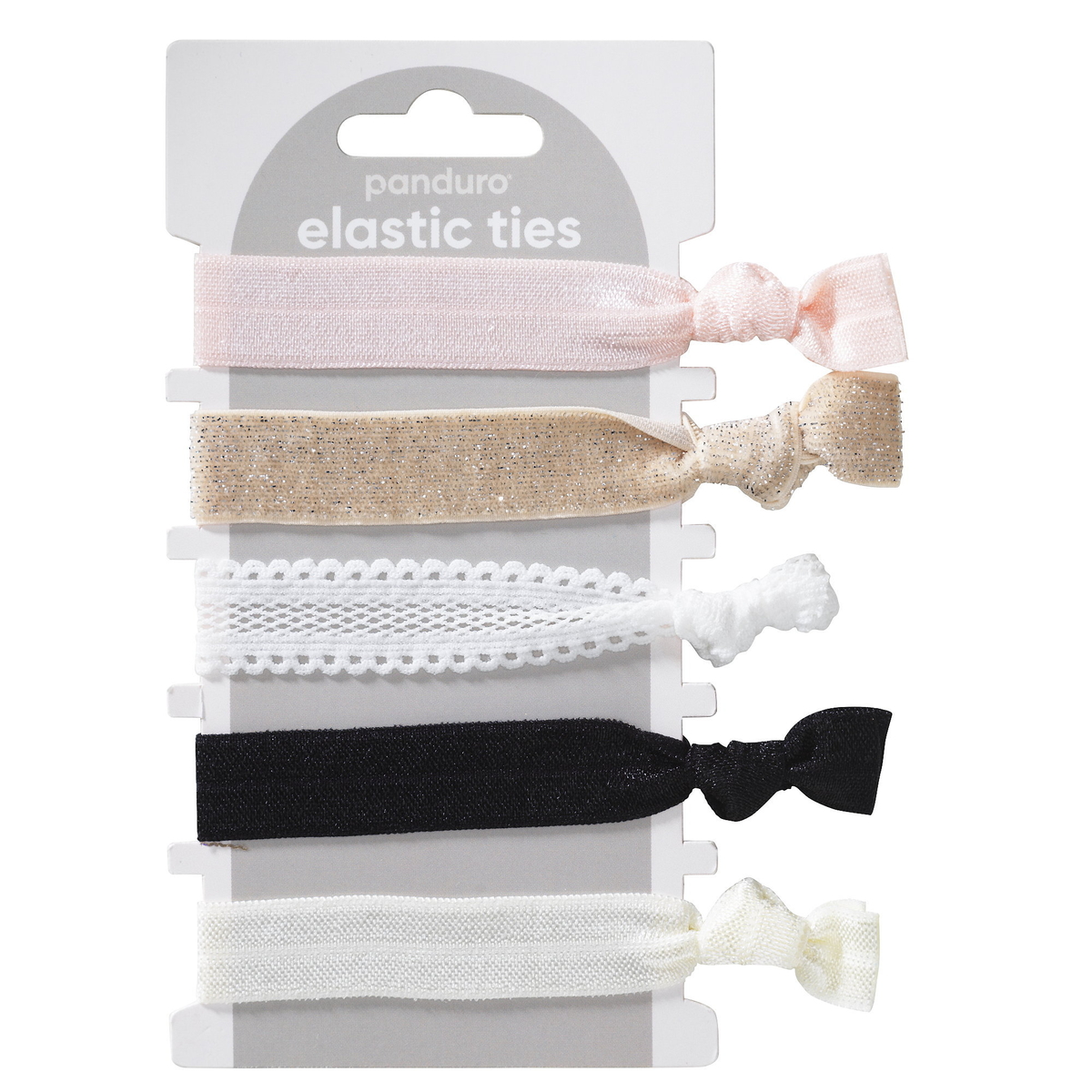 Elastiska band Classy, 5 st. i olika utförande 24–25 cm långa, 2 cm ...