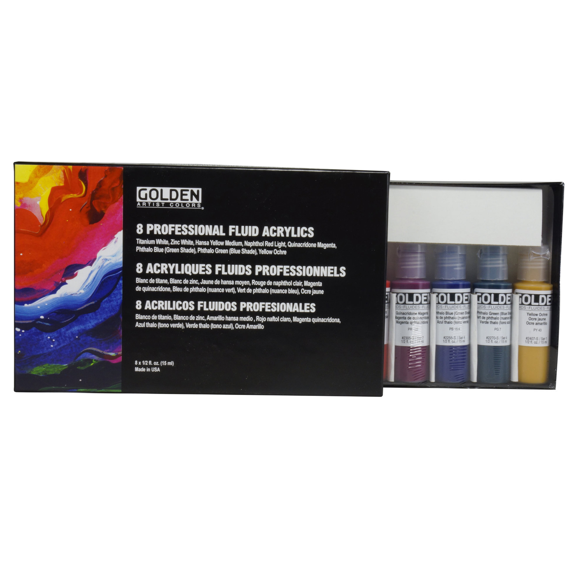 Golden Pro.fluid acryl 8x15ml