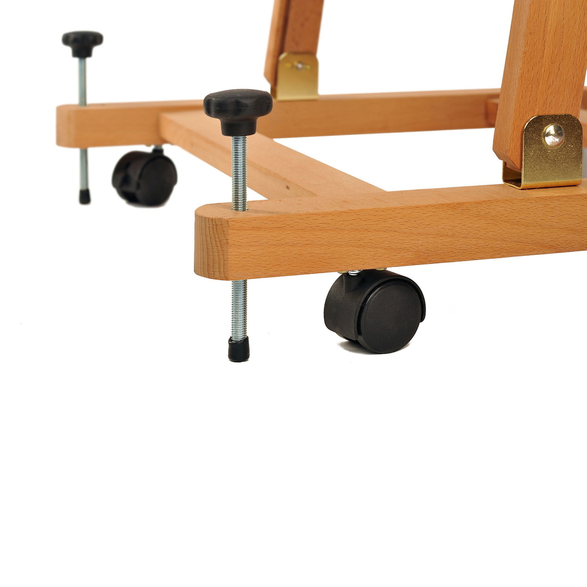 Ateljéstaffli Kreatima no.2 – mobilt staffli med hjul och lås | Panduro