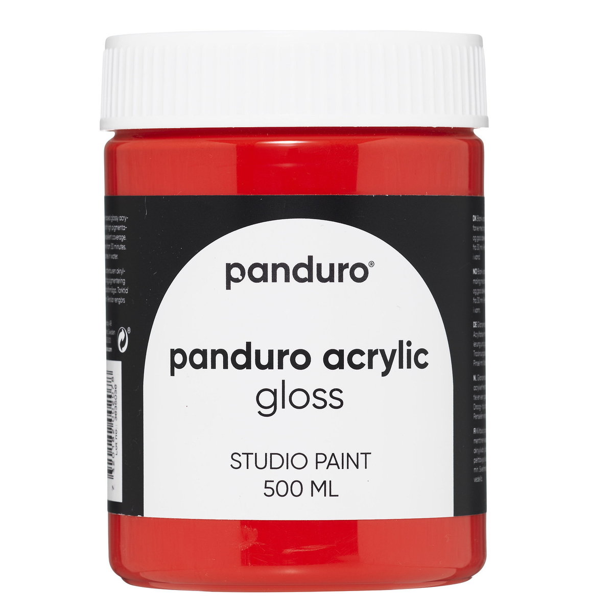 Panduro Acrylic Gloss blank akrylfärg 500 ml Vermillion | Panduro