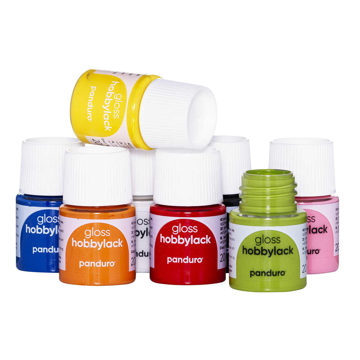 Hobbylack gloss 8x20 ml Basic | Panduro