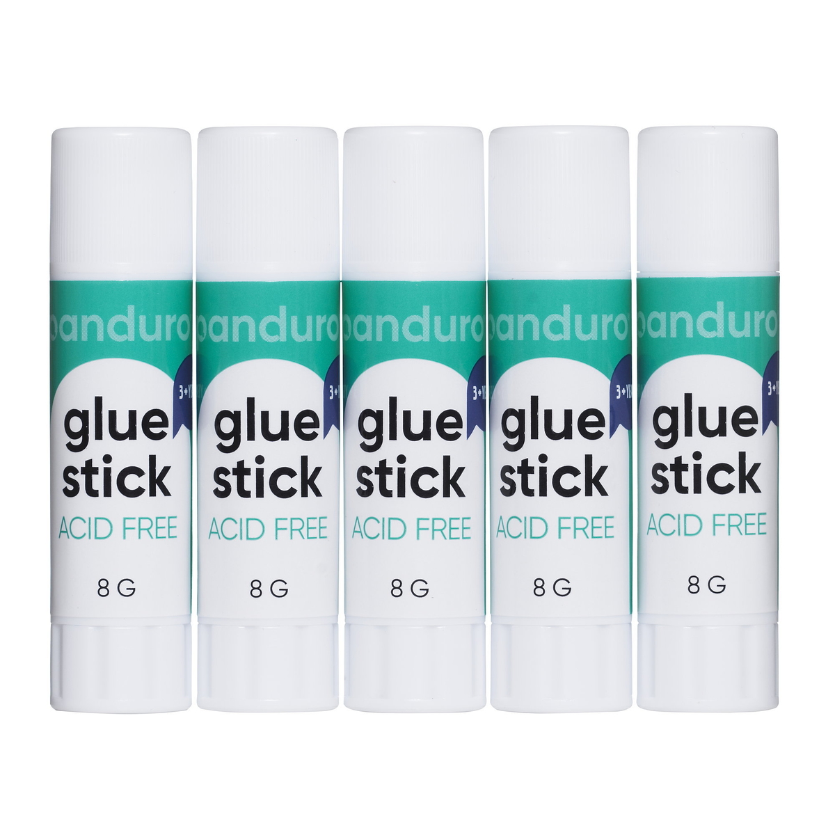 Panduro limstift 5×8g – nätta lim för precision och små projekt | Panduro