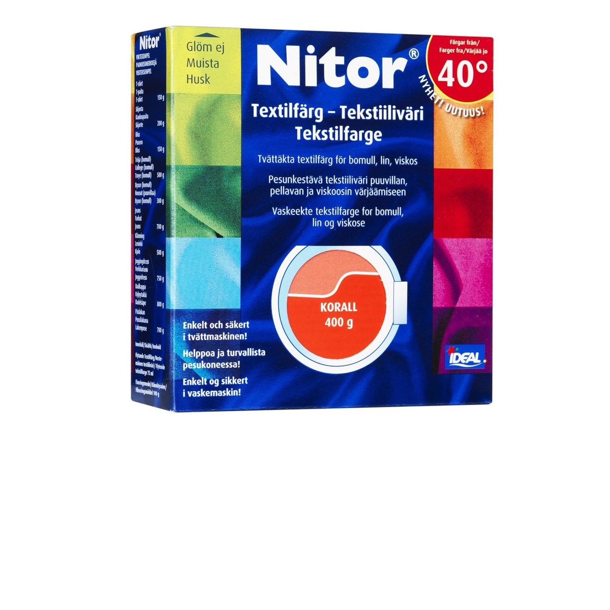 Nitor Tekstilfarve Koral | Panduro