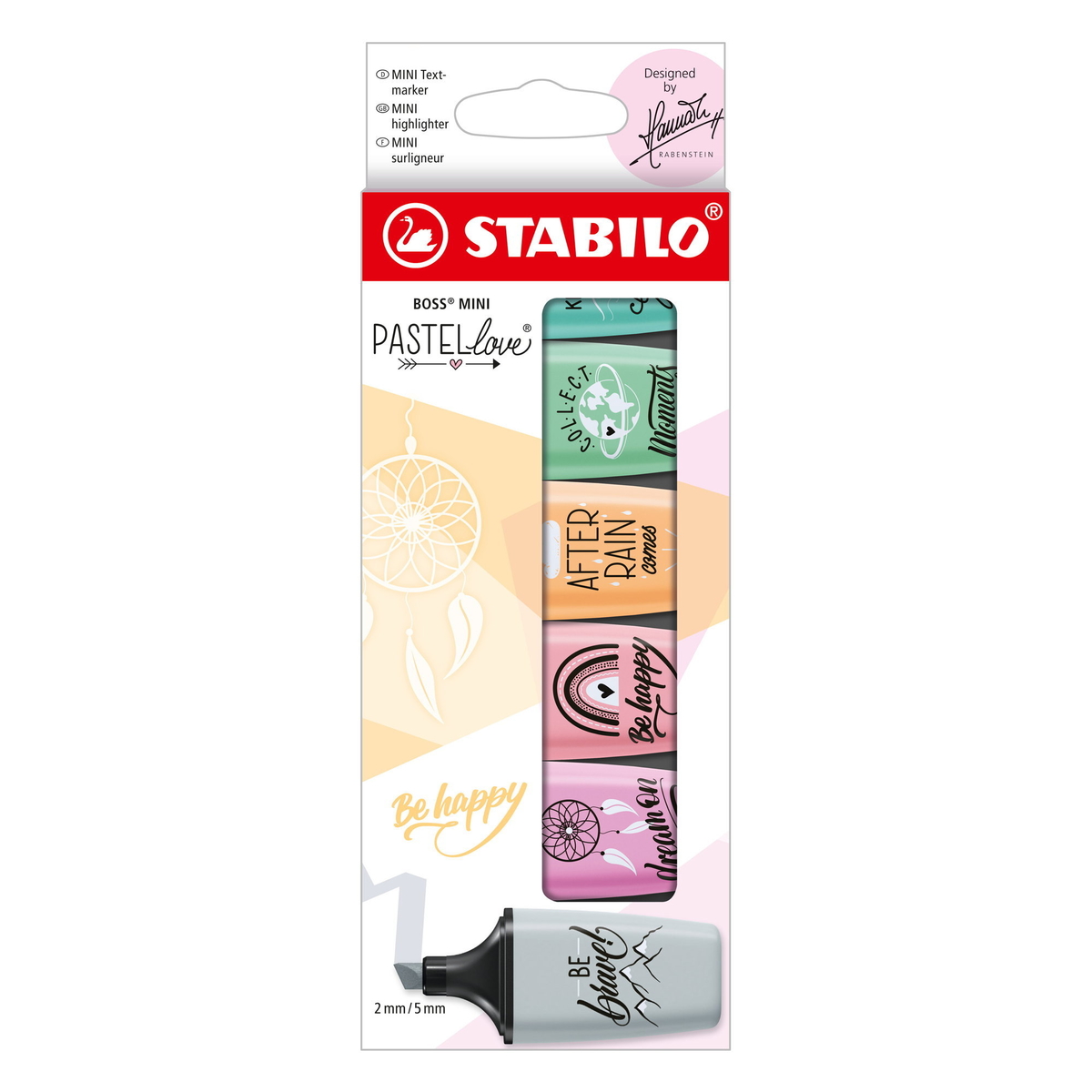 Stabilo mini 6-pak pastel | Panduro