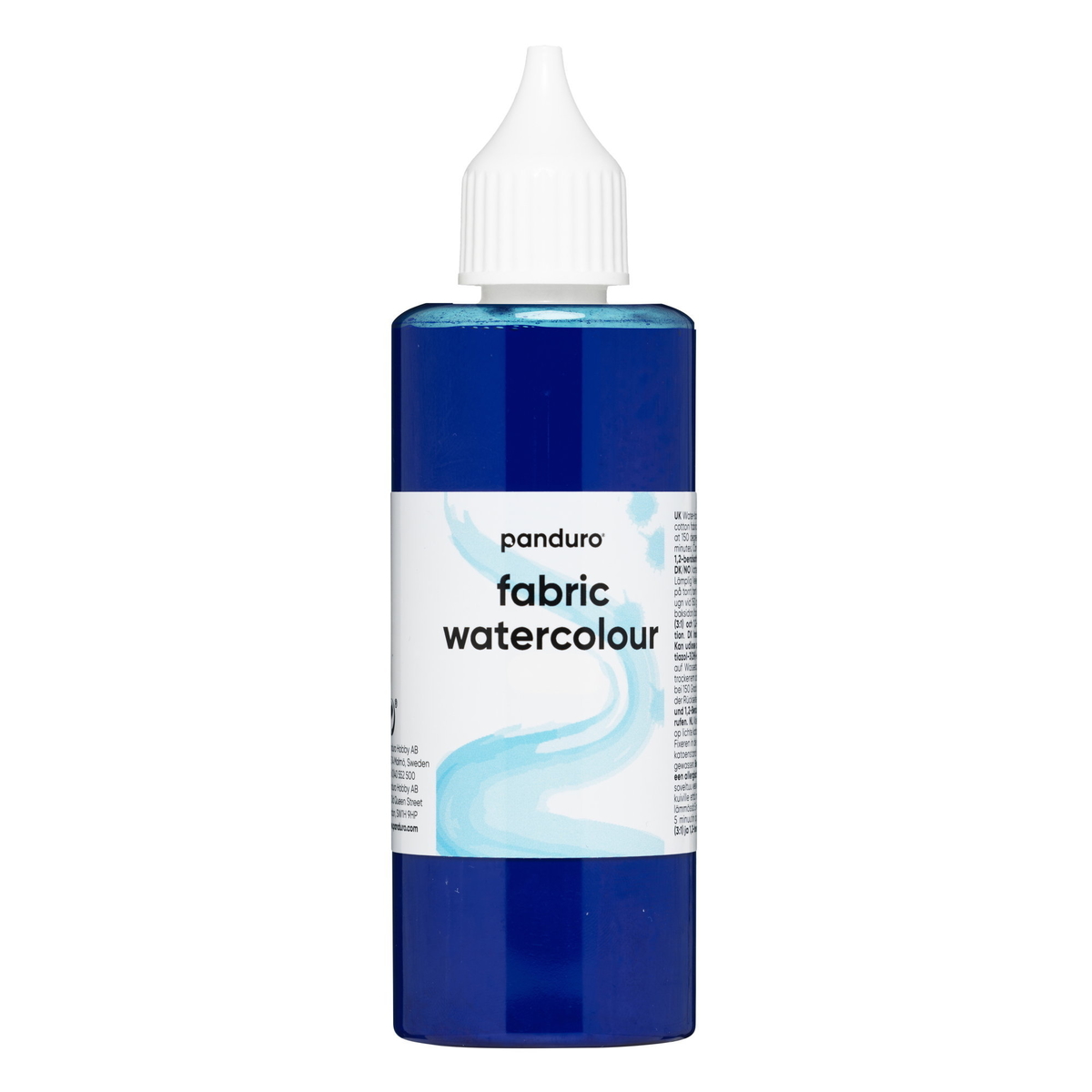 Fabric Watercolour 85 ml – blå textilfärg akvarell | Panduro