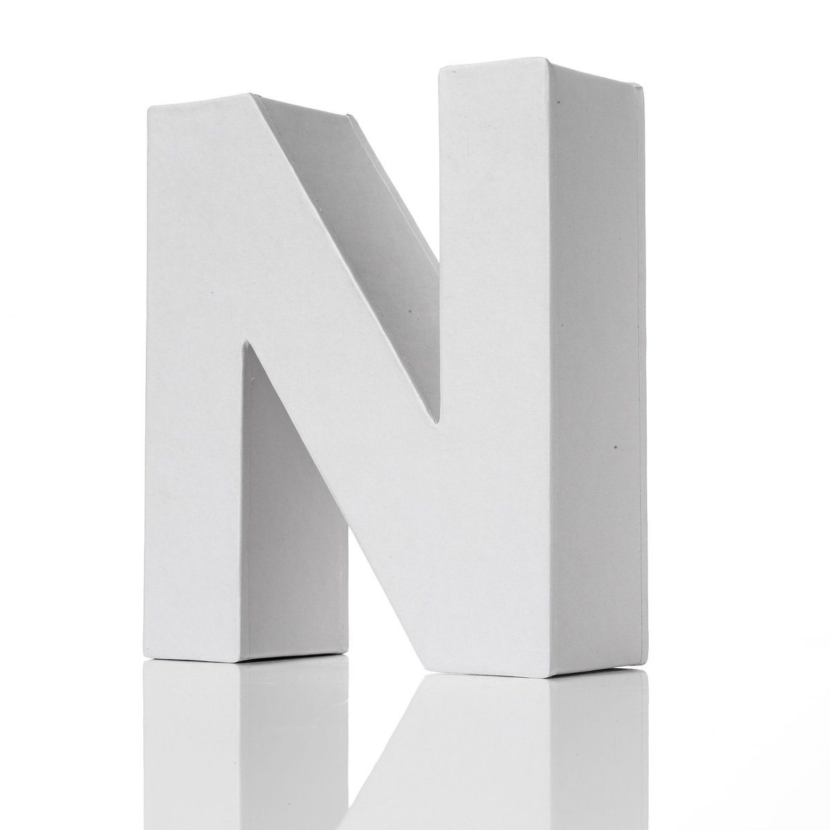 Bokstav N papp h 17 cm