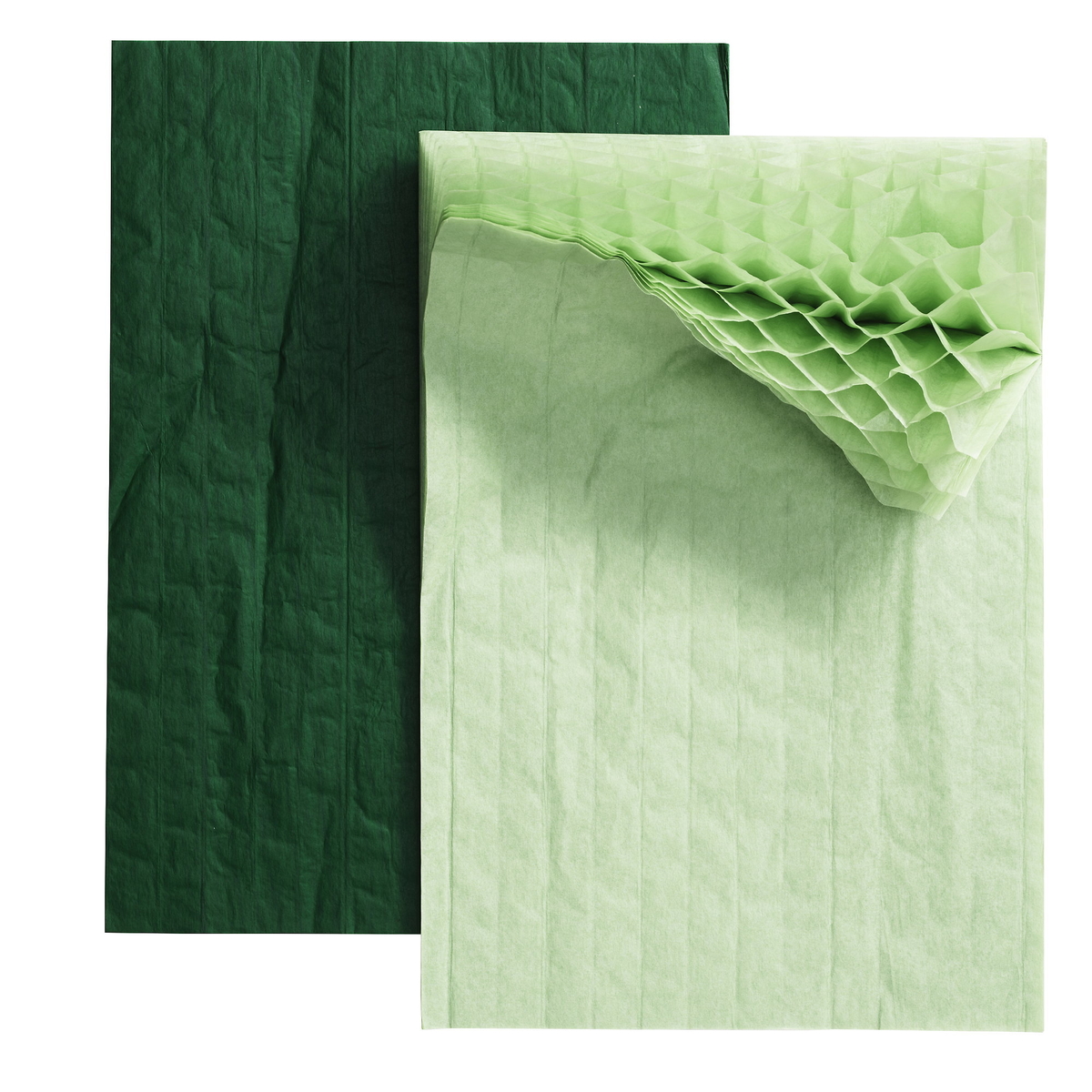 Dragspelspapper A4 (210x297 mm) 2-pack, grön | Panduro