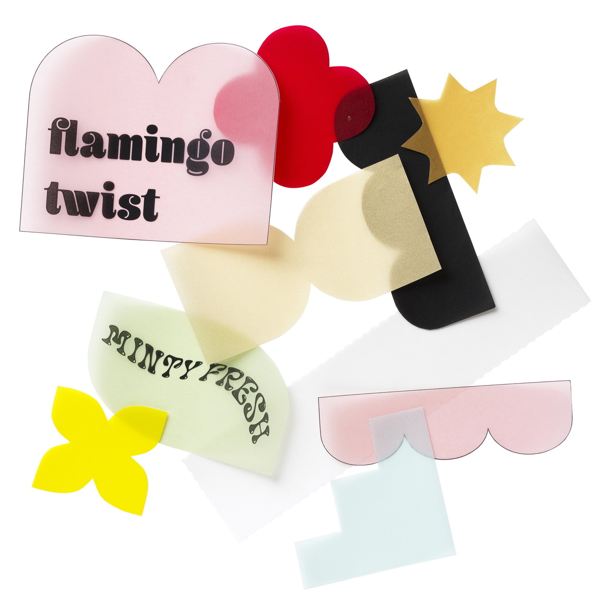 Transparenta papper, A4, 10 ark i 10 färger | Panduro