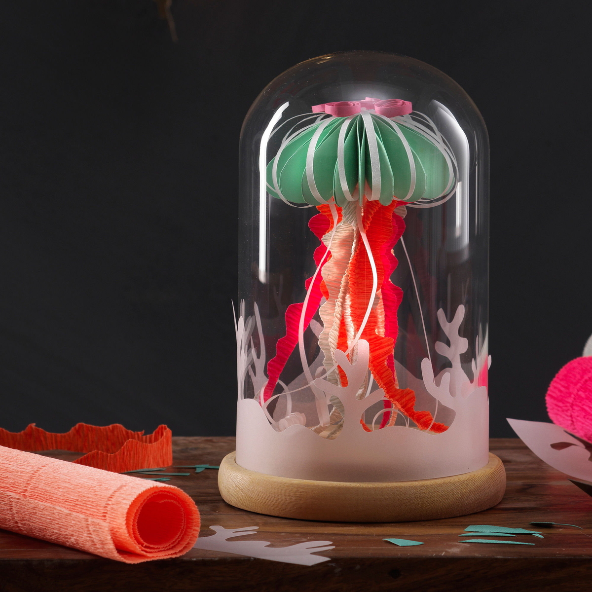 Transparenta papper, A4, 10 ark i 10 färger | Panduro