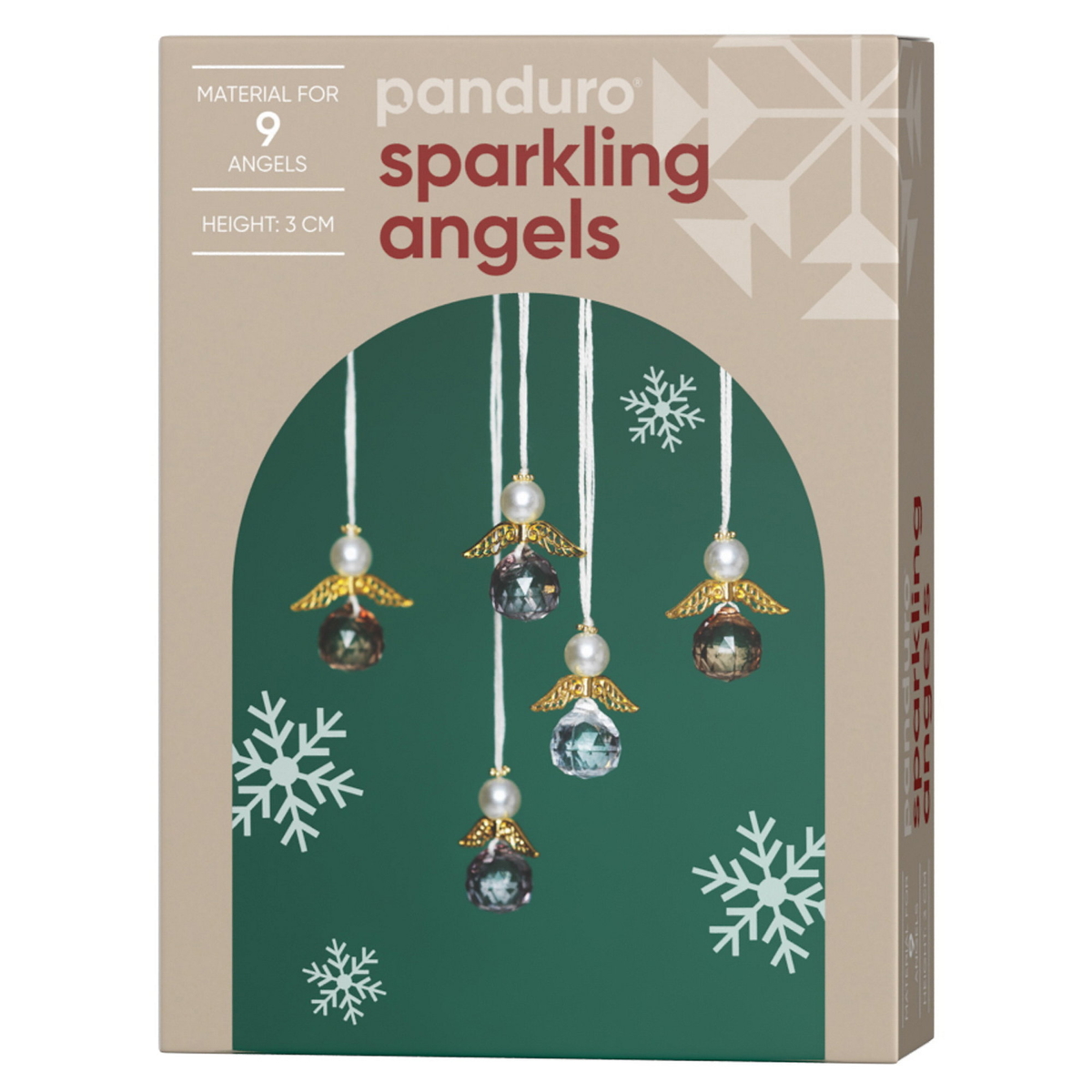 DIY-kit Sparkling Angels – pyssla 9 vackert gnistrande änglar. L. 3 cm ...
