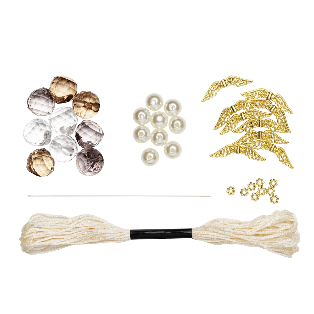 DIY-kit Sparkling Angels – pyssla 9 vackert gnistrande änglar. L. 3 cm ...