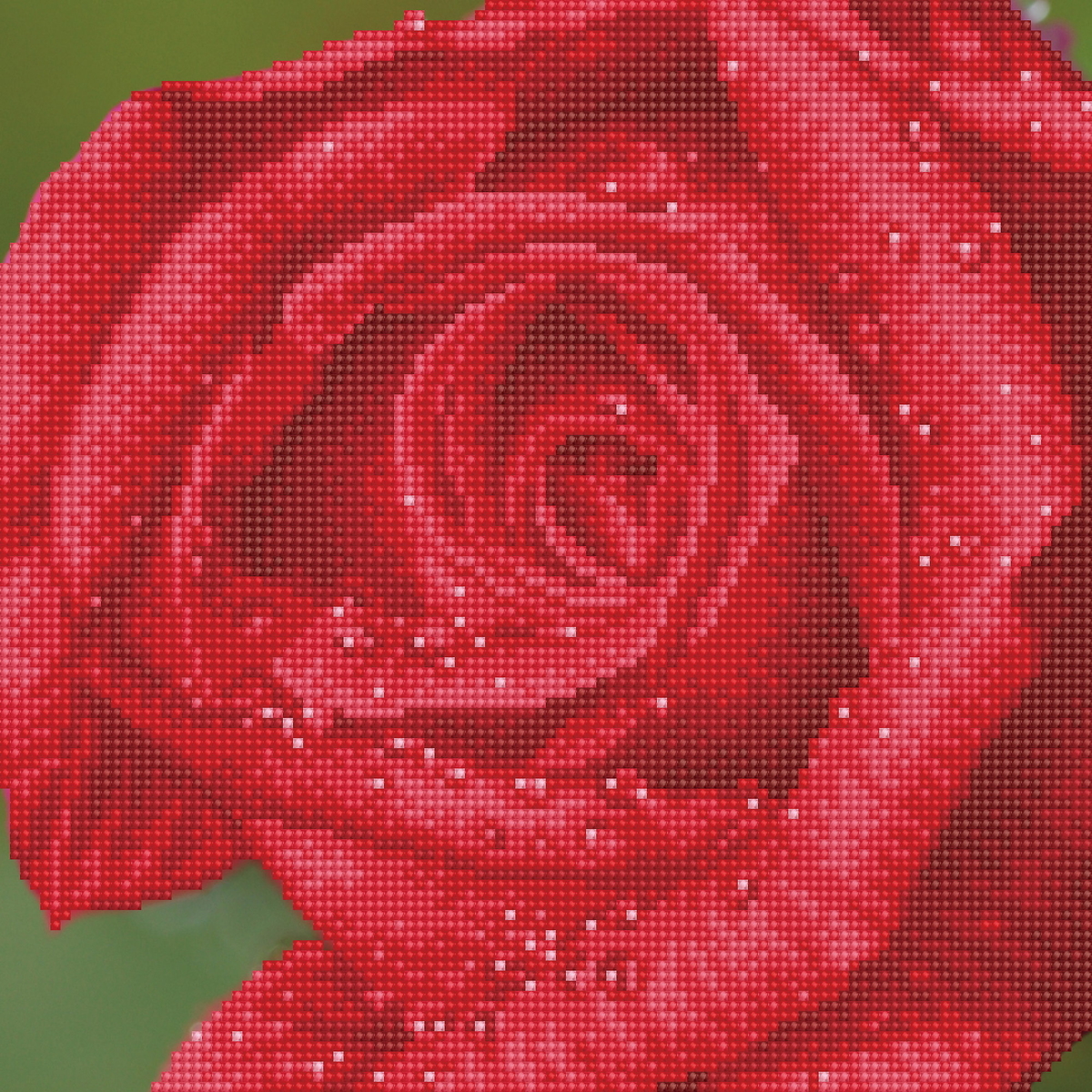Diamond Dotz Rose Dew – diamond painting, 30,5×30,5 cm, 10449 dotz ...