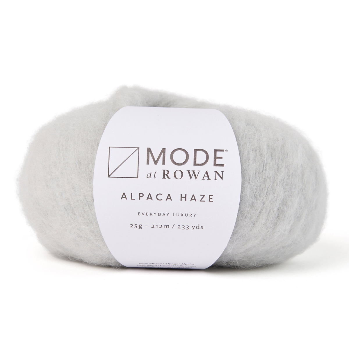 Mode at Rowan Alpaca Haze -lanka 25 g – Silver 012 | Panduro