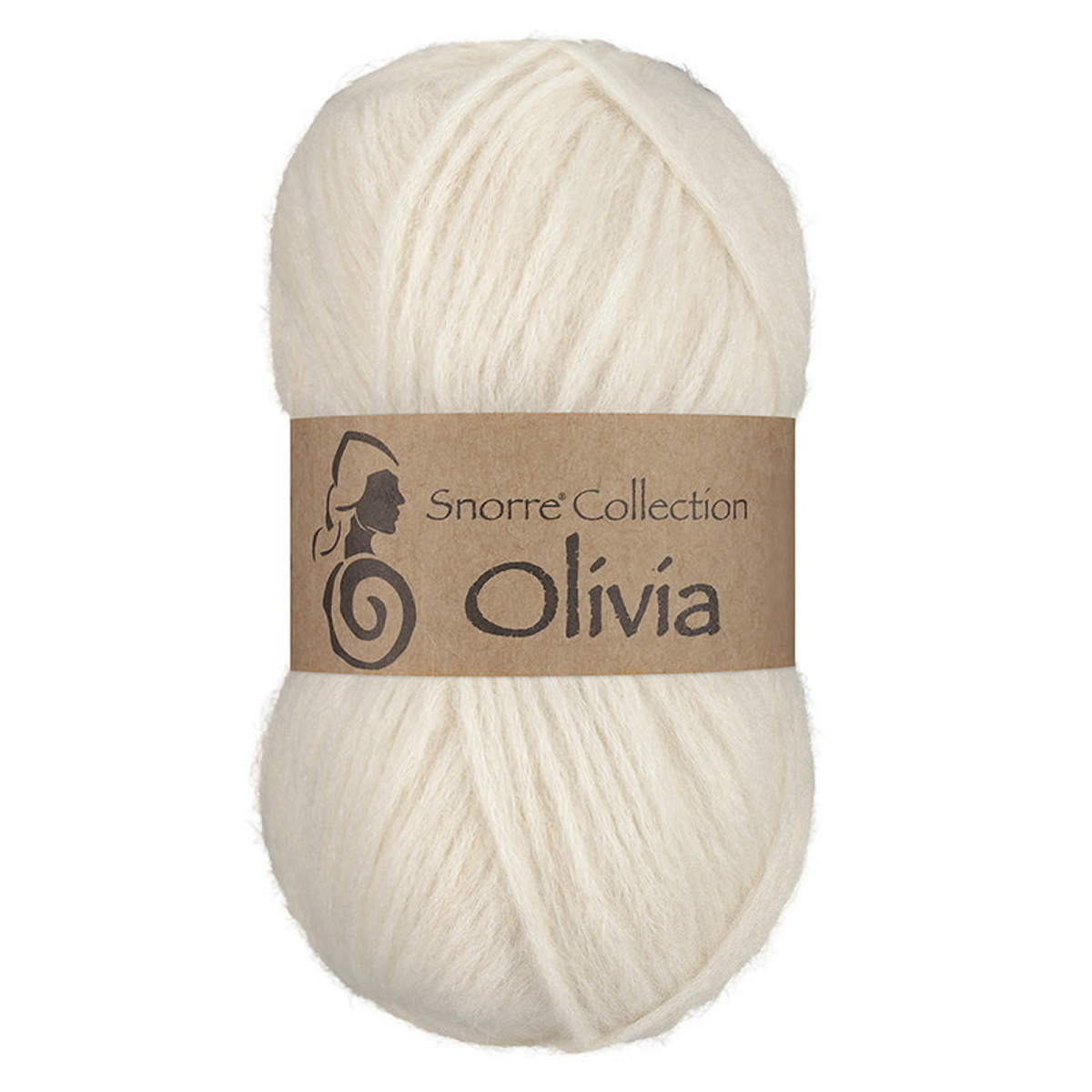 Viking Garn Olivia 50g naturhvid | Panduro
