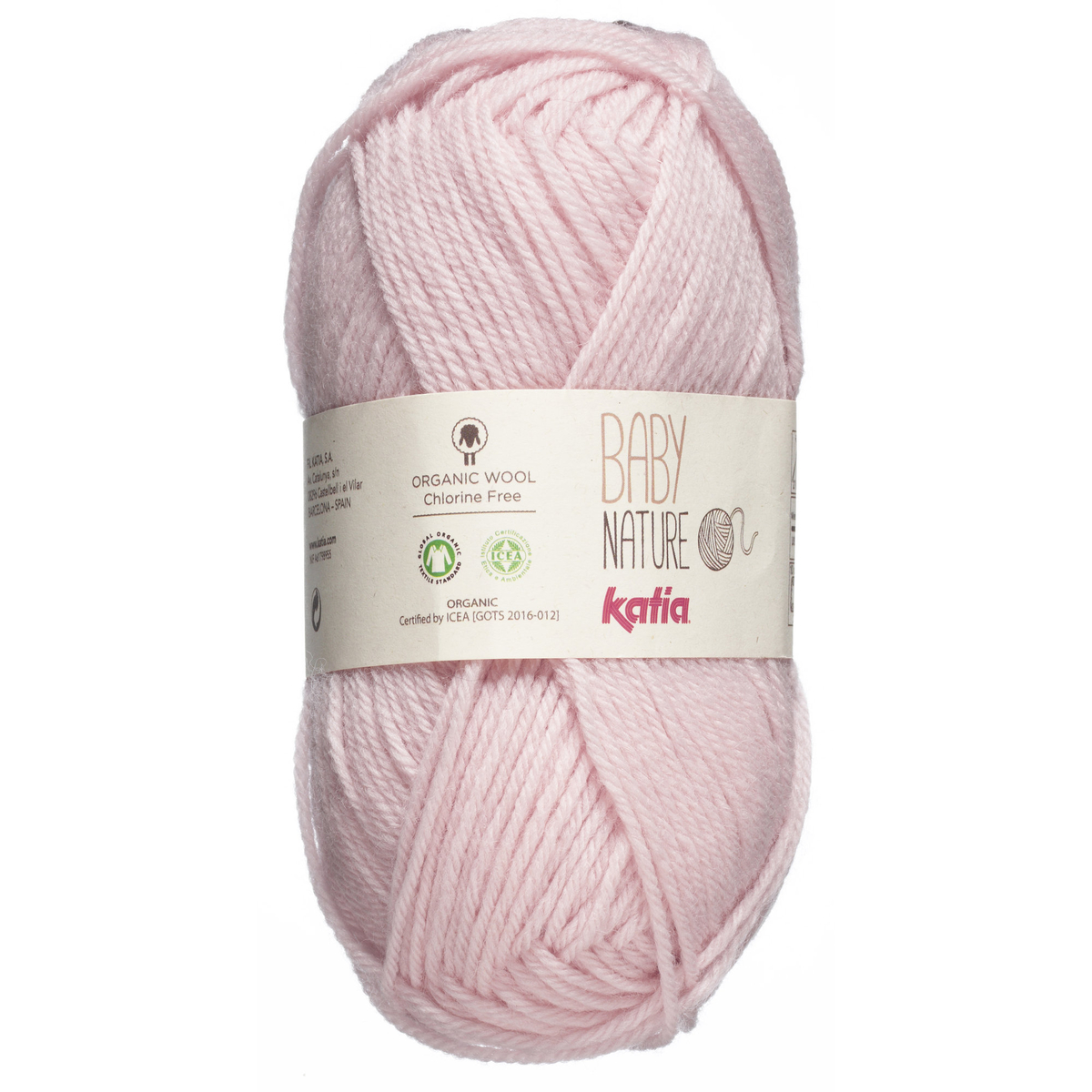 Garn Baby Nature 25 g stø.rosa