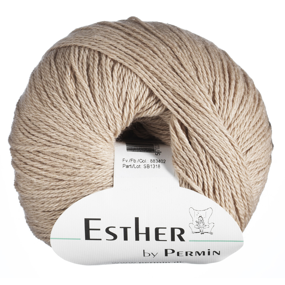 Garn Esther 50g beige | Panduro