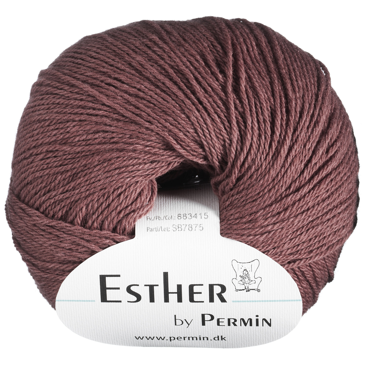 Garn Esther 50g gammelrosa | Panduro