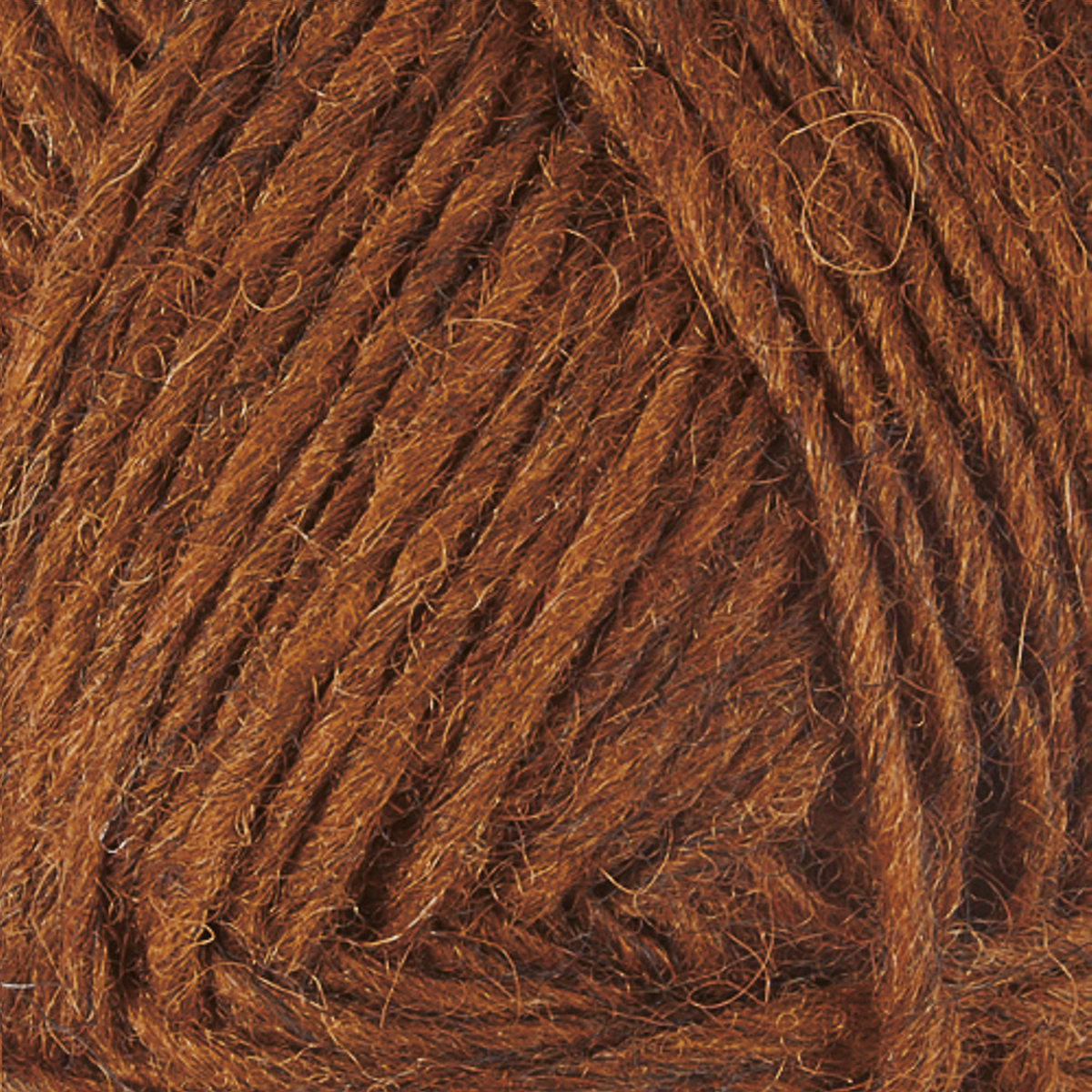 Ullgarn Istex Lettlopi 50g mörk rost – 9427 Rust heather | Panduro