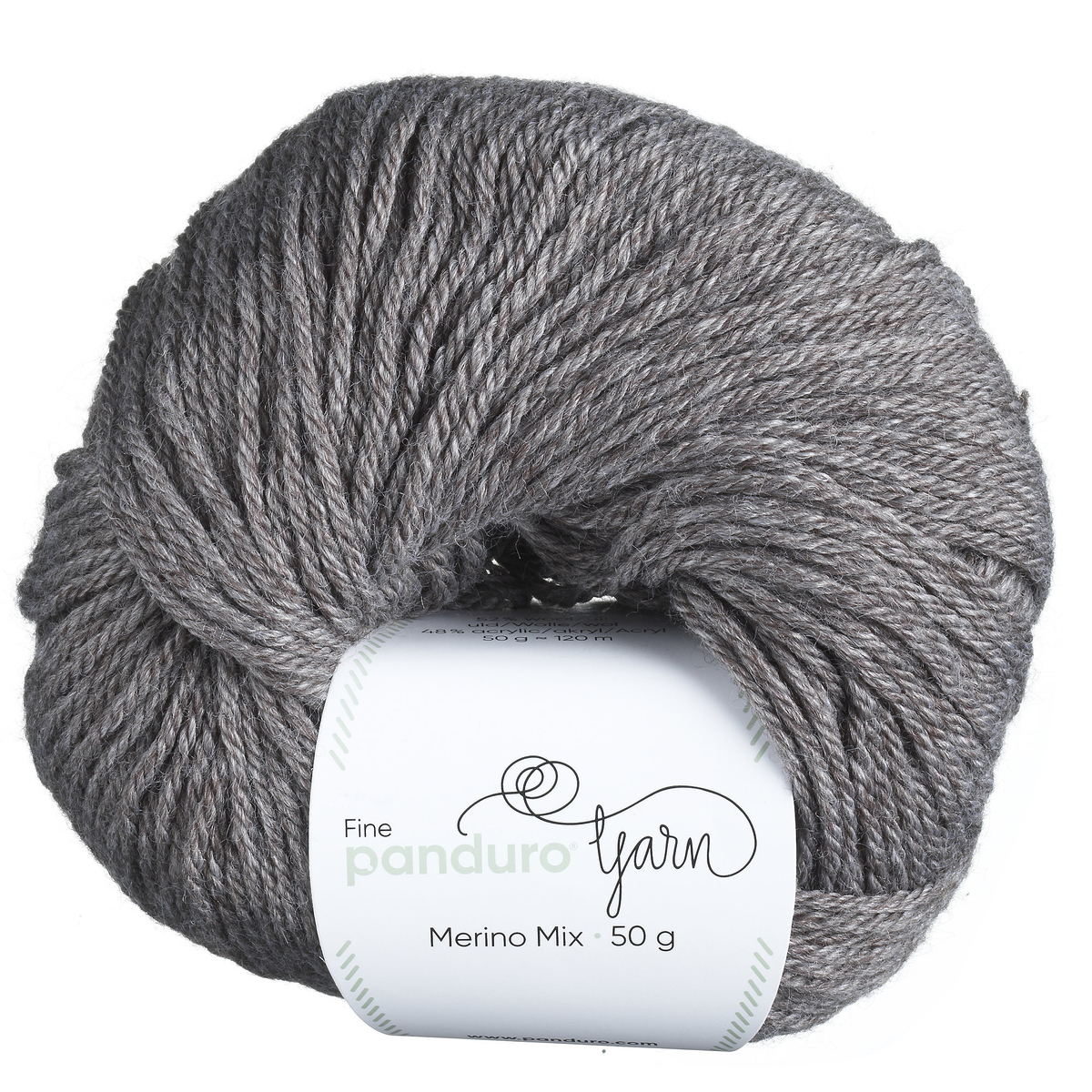 Garn Merino Mix 50g ljusbrun | Panduro