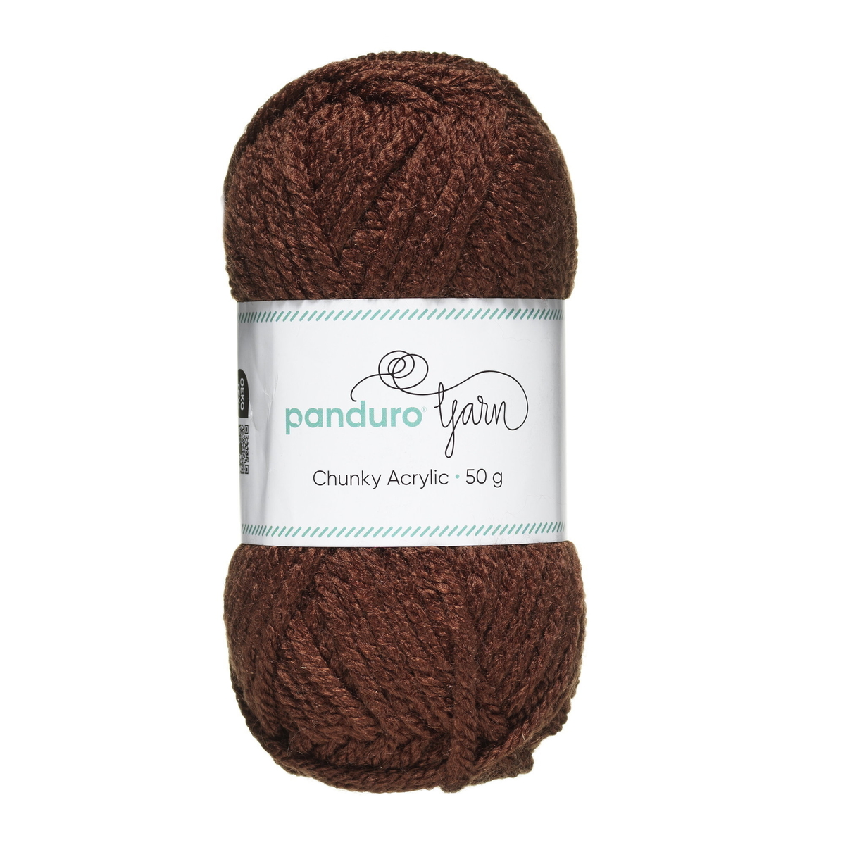 Garn Chunky Acrylic 50g brun | Panduro