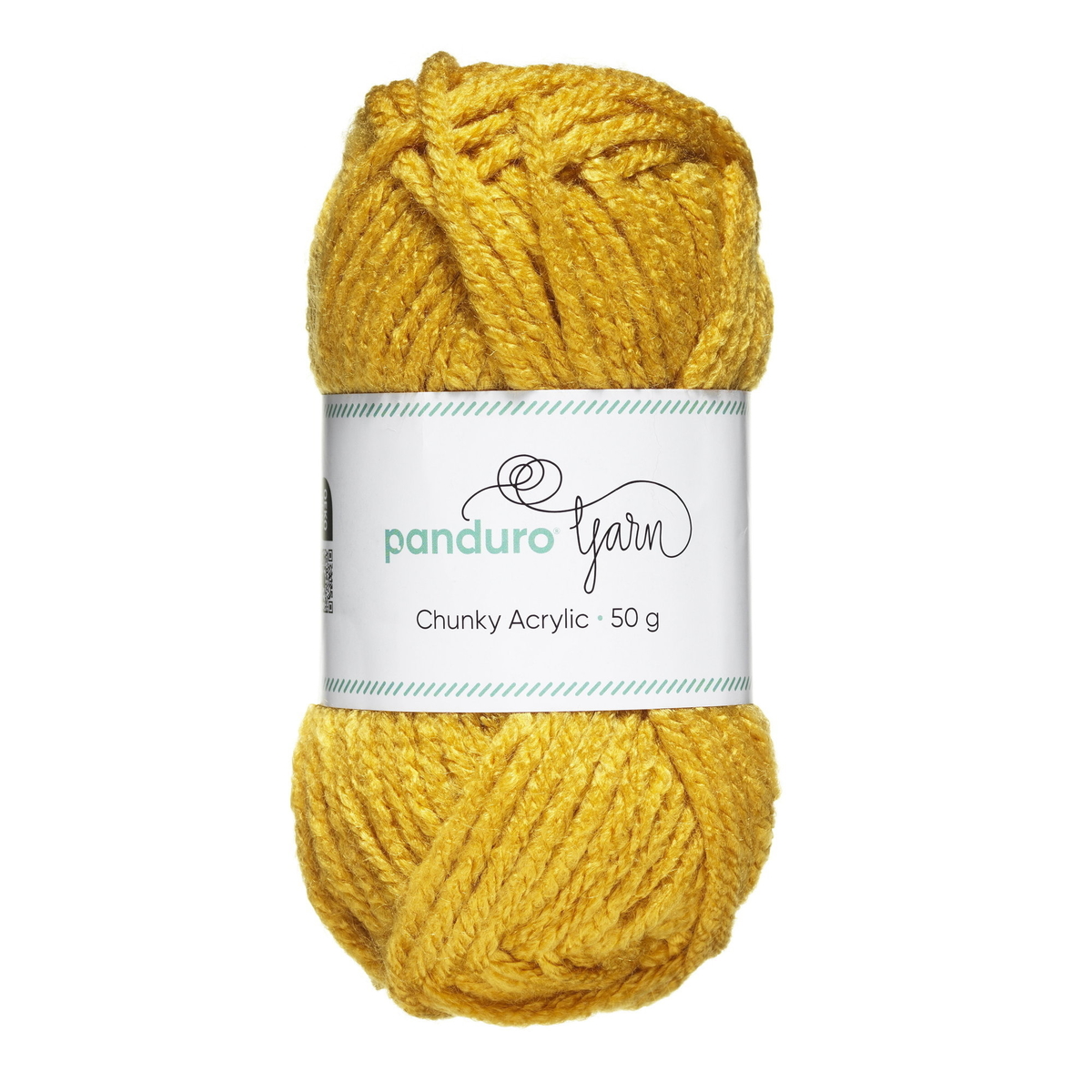 Garn Chunky Acrylic 50g senap | Panduro