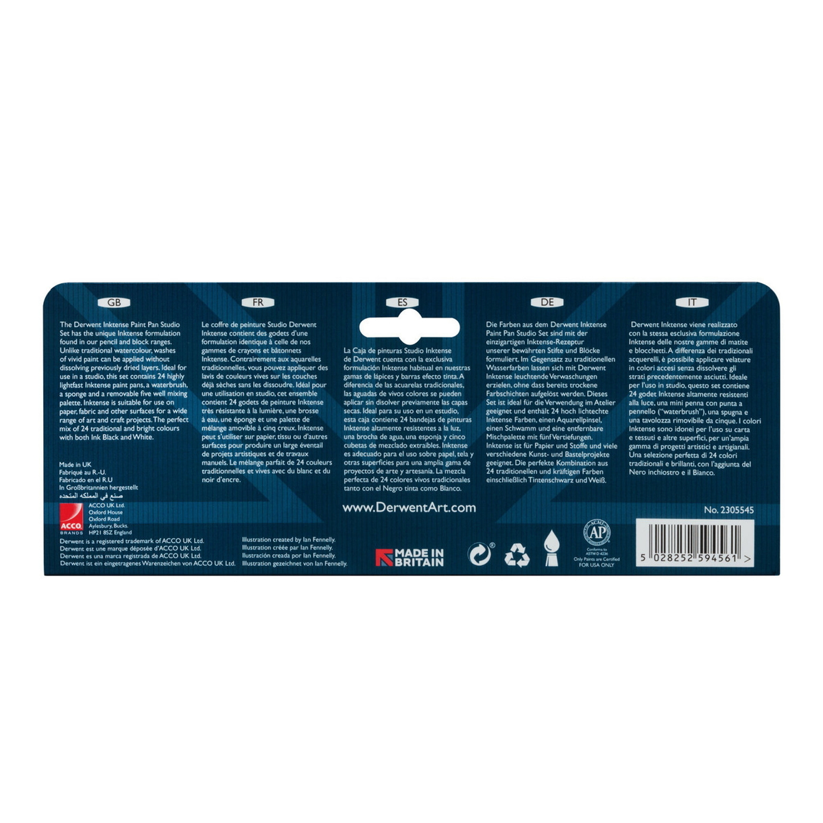 DW Inktense paint set 24hp