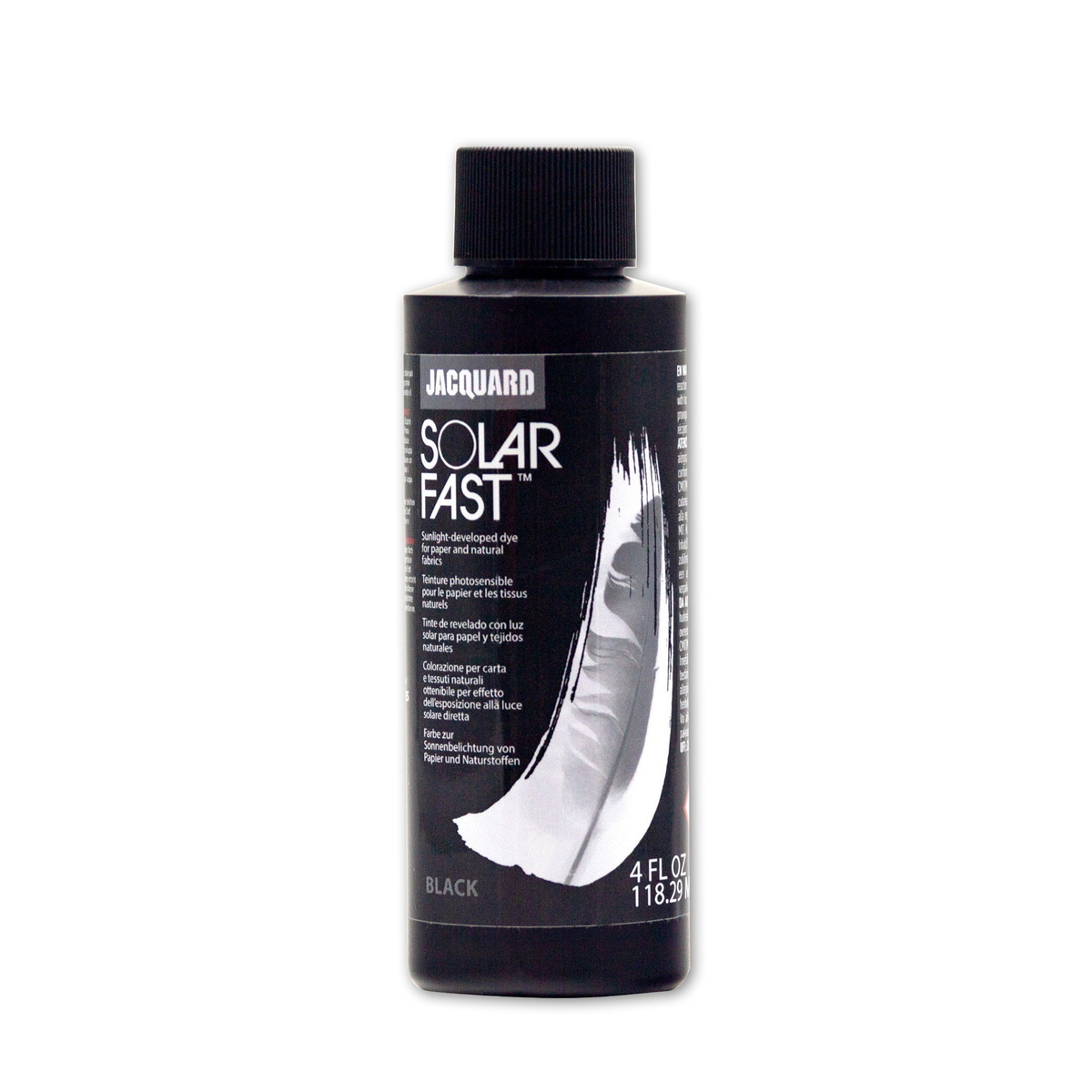 Solarfast 118 ml Black – textilfärg som framkallas i solljus | Panduro