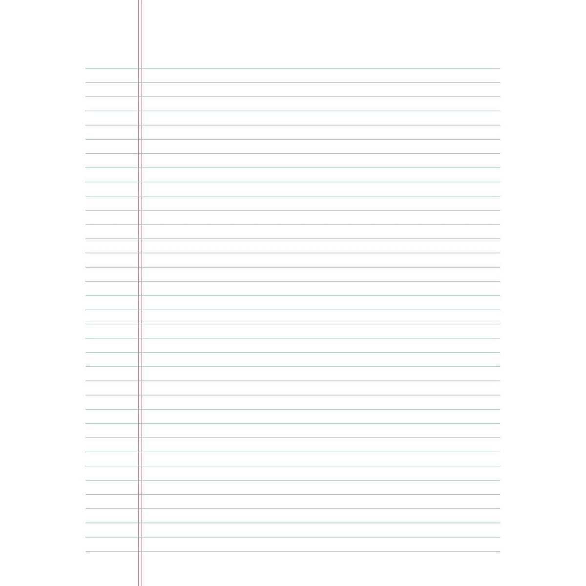 Linjert A4 papir i bunt