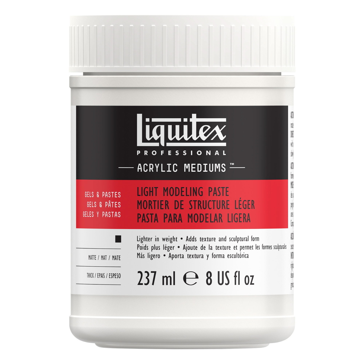 LX Light Modeling Paste 237 ml | Panduro