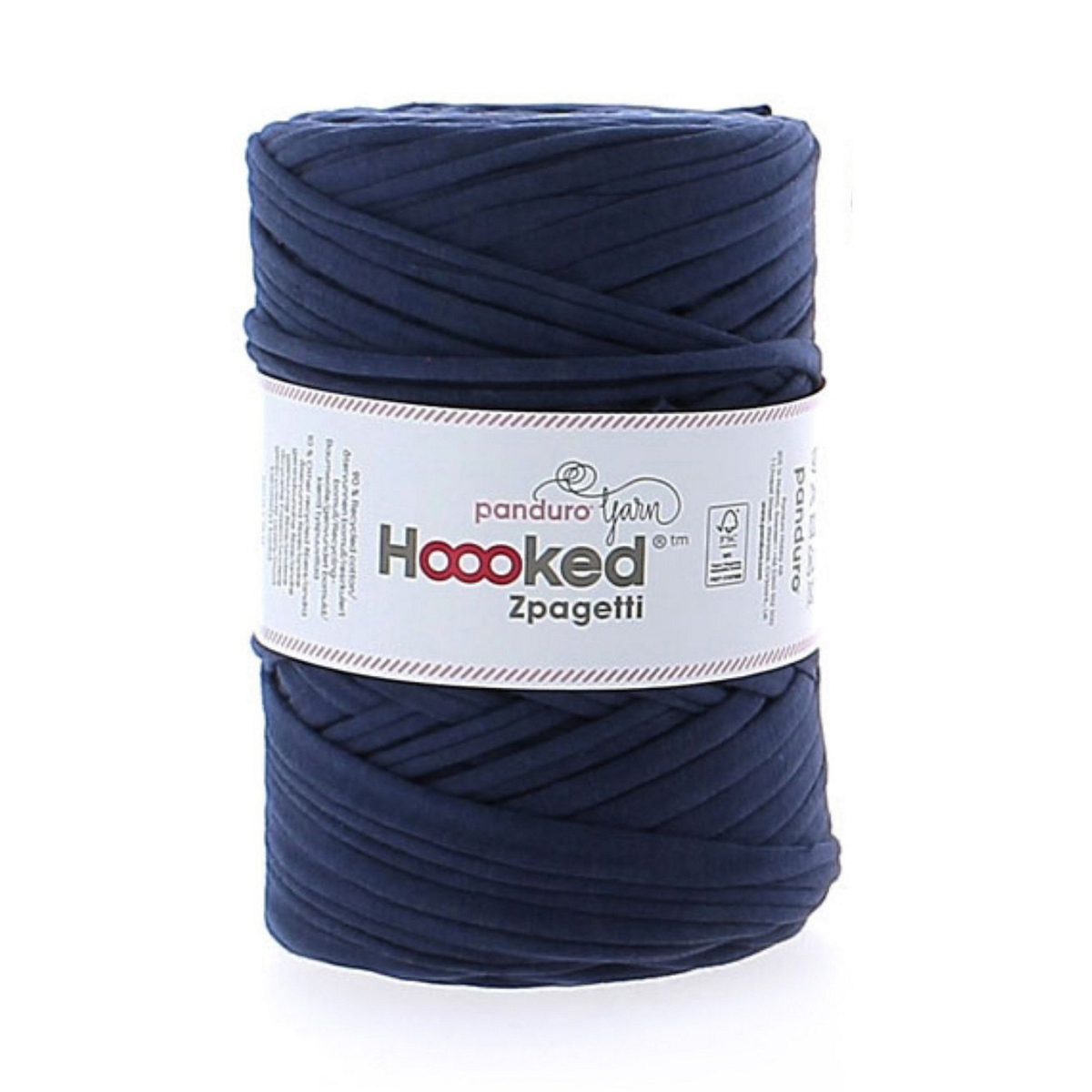 Hoooked Zpagetti Medium trikågarn 450g mörkblå – Marine Blue shades ...