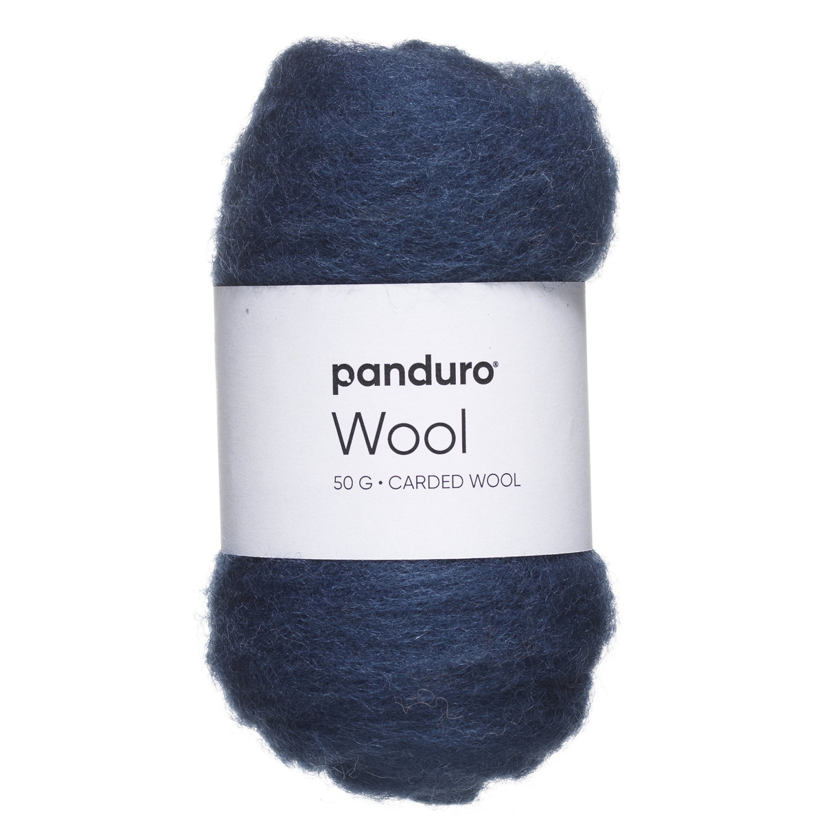 Kartet uld 50 g jeansblå | Panduro