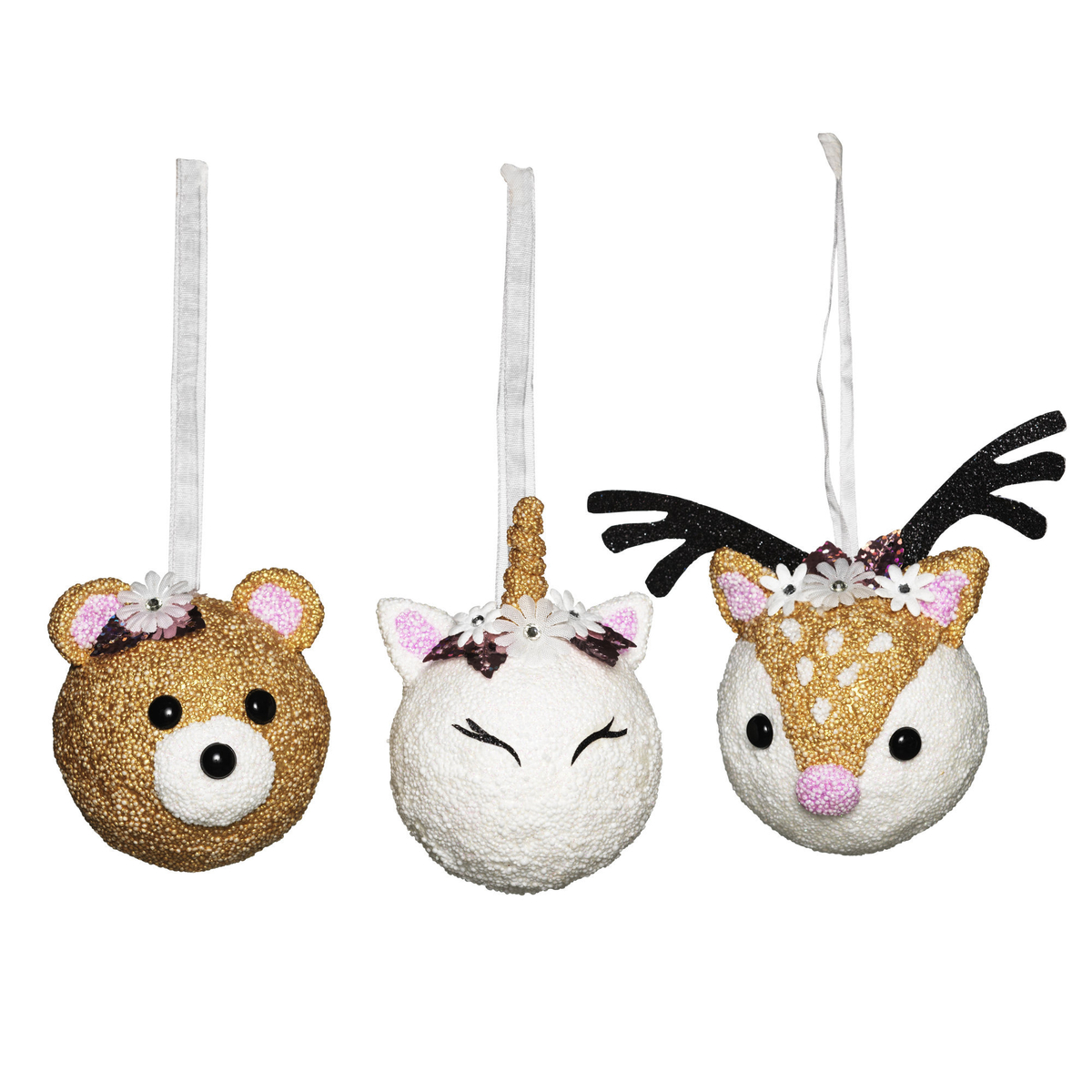 DIY-kit Pearly Animal Baubles | Panduro