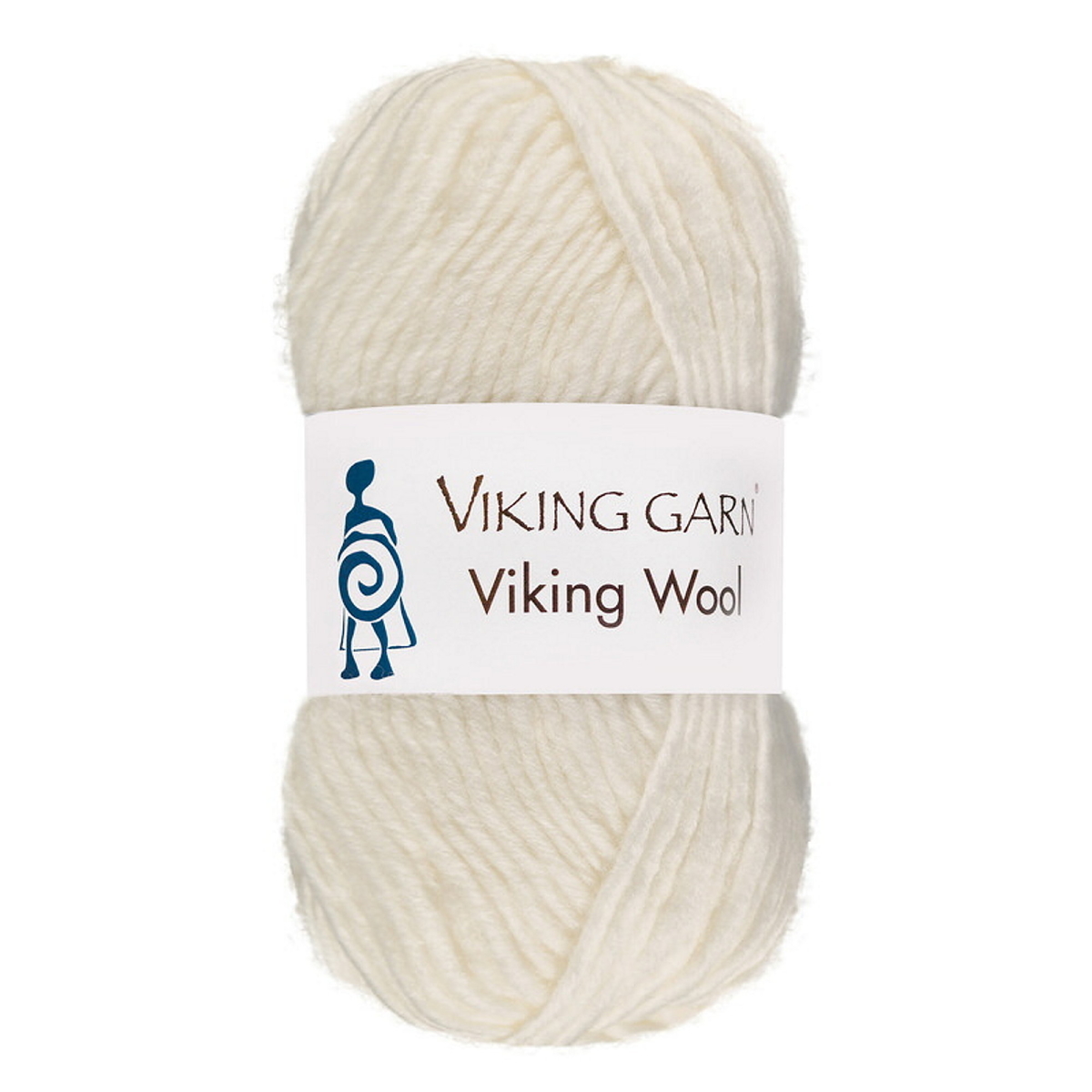 Viking Garn Wool 50g vit 500 | Panduro