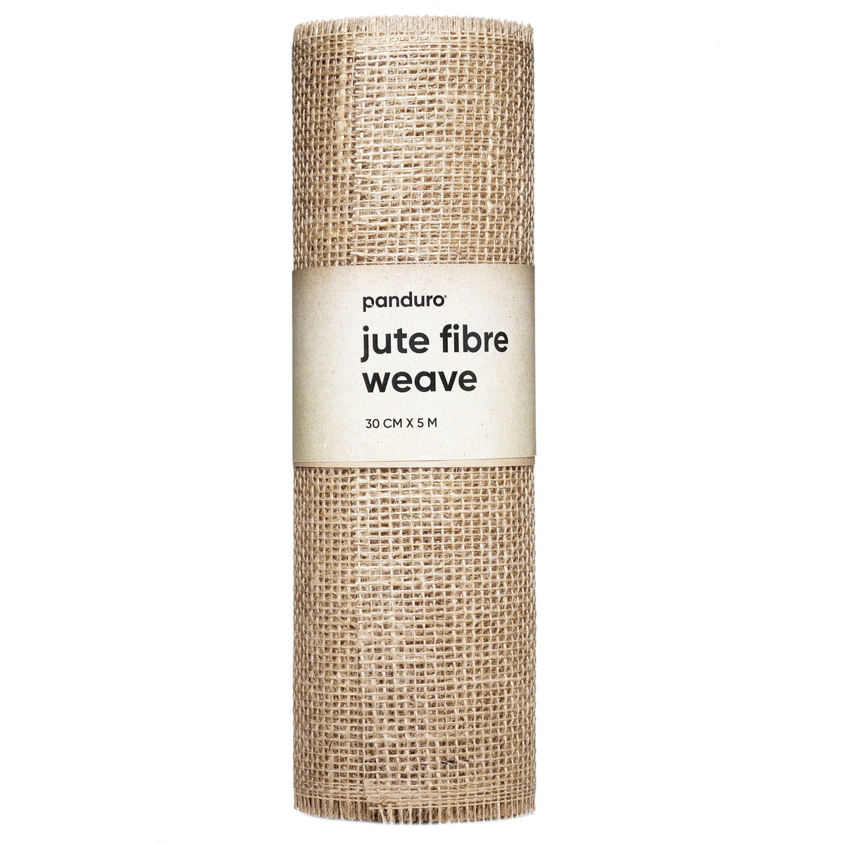 Jutevev dekorvev av kraftig jute på rull, 5 m × 0,3 m. Naturfarget, 387 ...