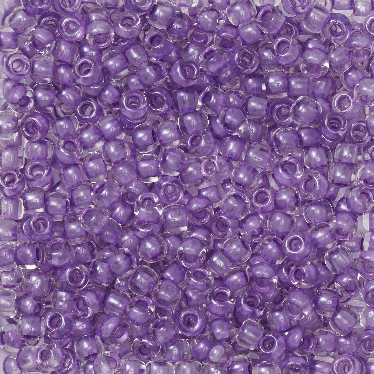 TOHO-perler runde 11/0 – lyselilla, 935 Purple lined crystal | Panduro