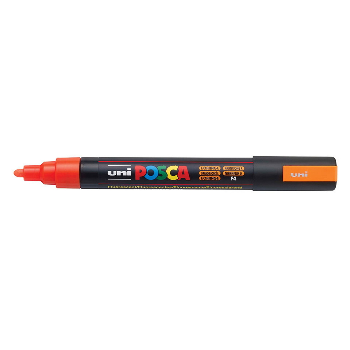 Posca PC-5M Fluorescent orange 754 (1,8-2,5 mm) | Panduro