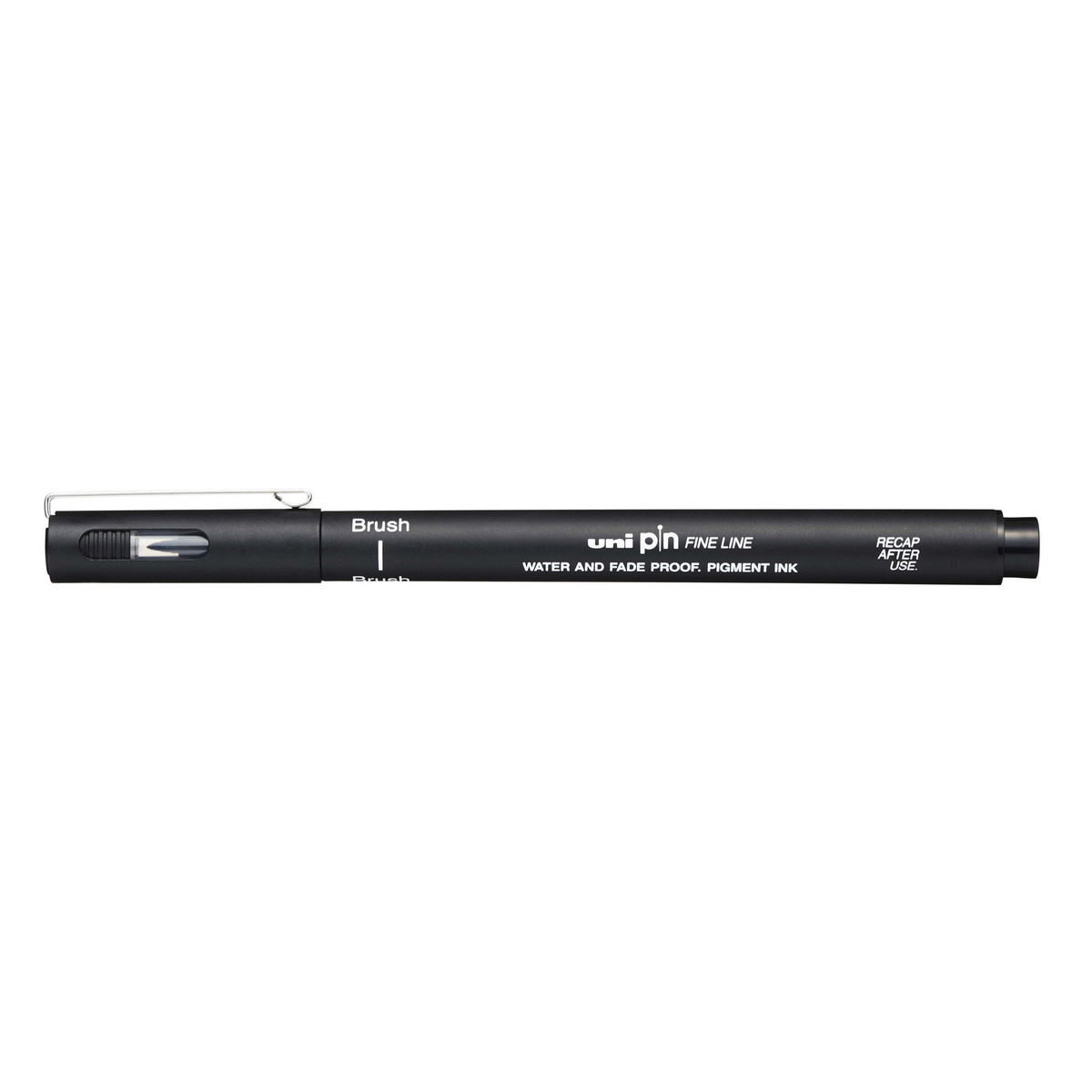 Uni Pin Fineliner Brush Black | Panduro