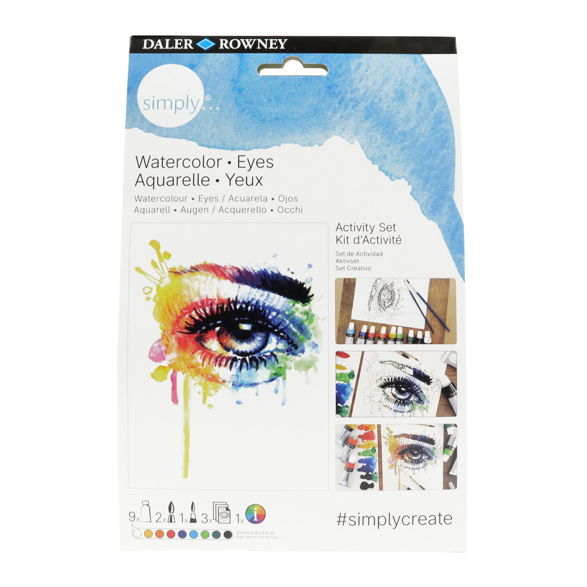 Daler-Rowney Watercolor Eyes Set – allt för att måla ögon med ...