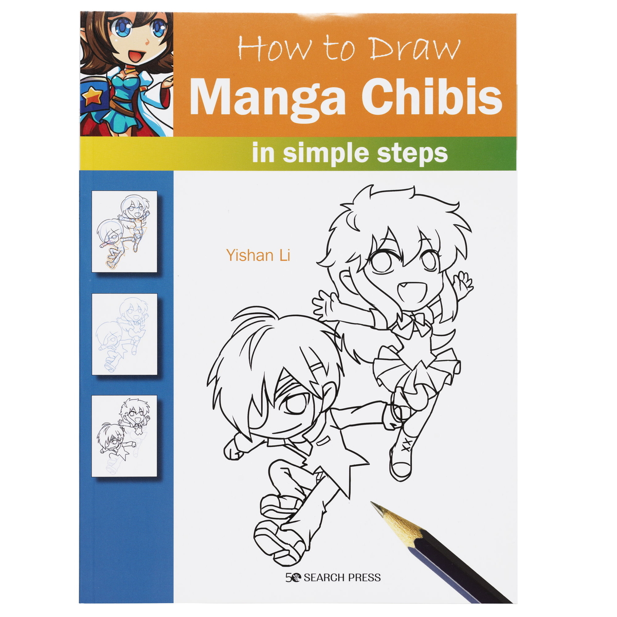 How to draw manga chibis in simple steps, av Yishan Li | Panduro