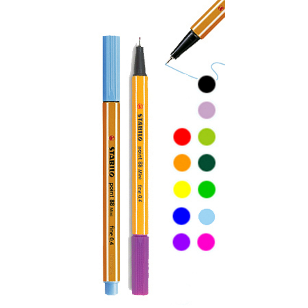 Stabilo Point 88 Mini set 12p | Panduro
