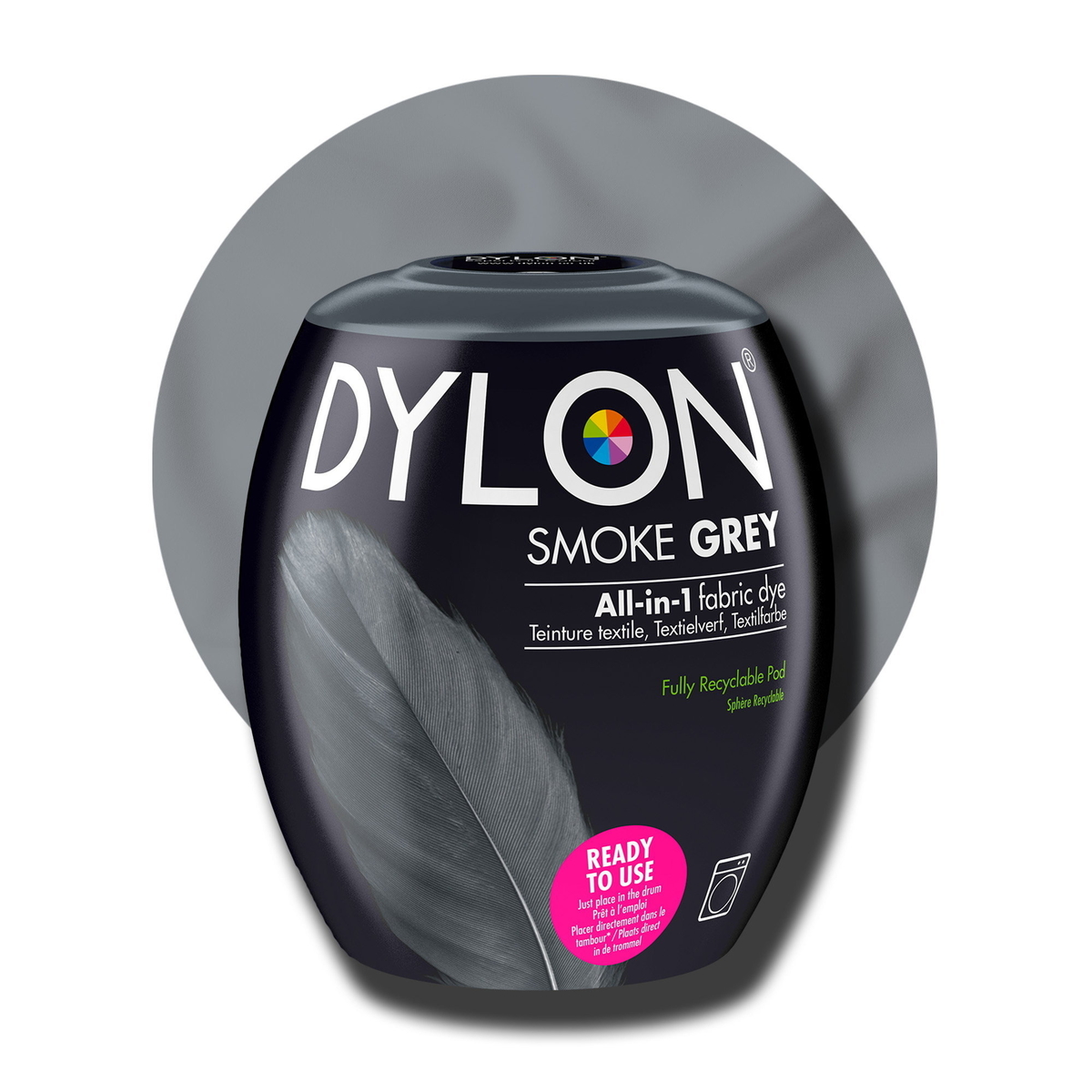 Dylon Pod All-in-1 textilfärg – Smoky grey | Panduro