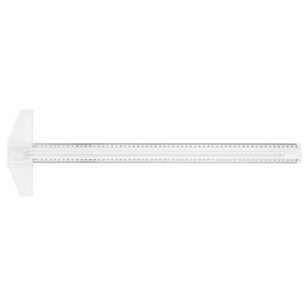 Kreatima T-linjal, plast, längd 60 cm | Panduro