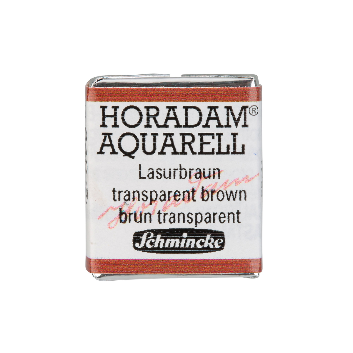 Schmincke Horadam akvarellfärg ½ kopp – Transparent brown 648 | Panduro
