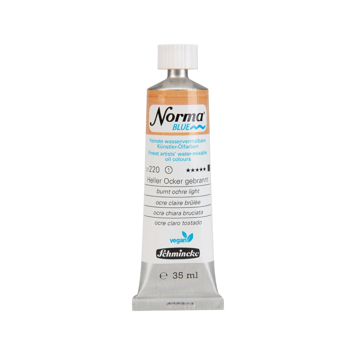 Schmincke Norma Blue vattenlöslig oljefärg 35 ml Burned ochre light ...