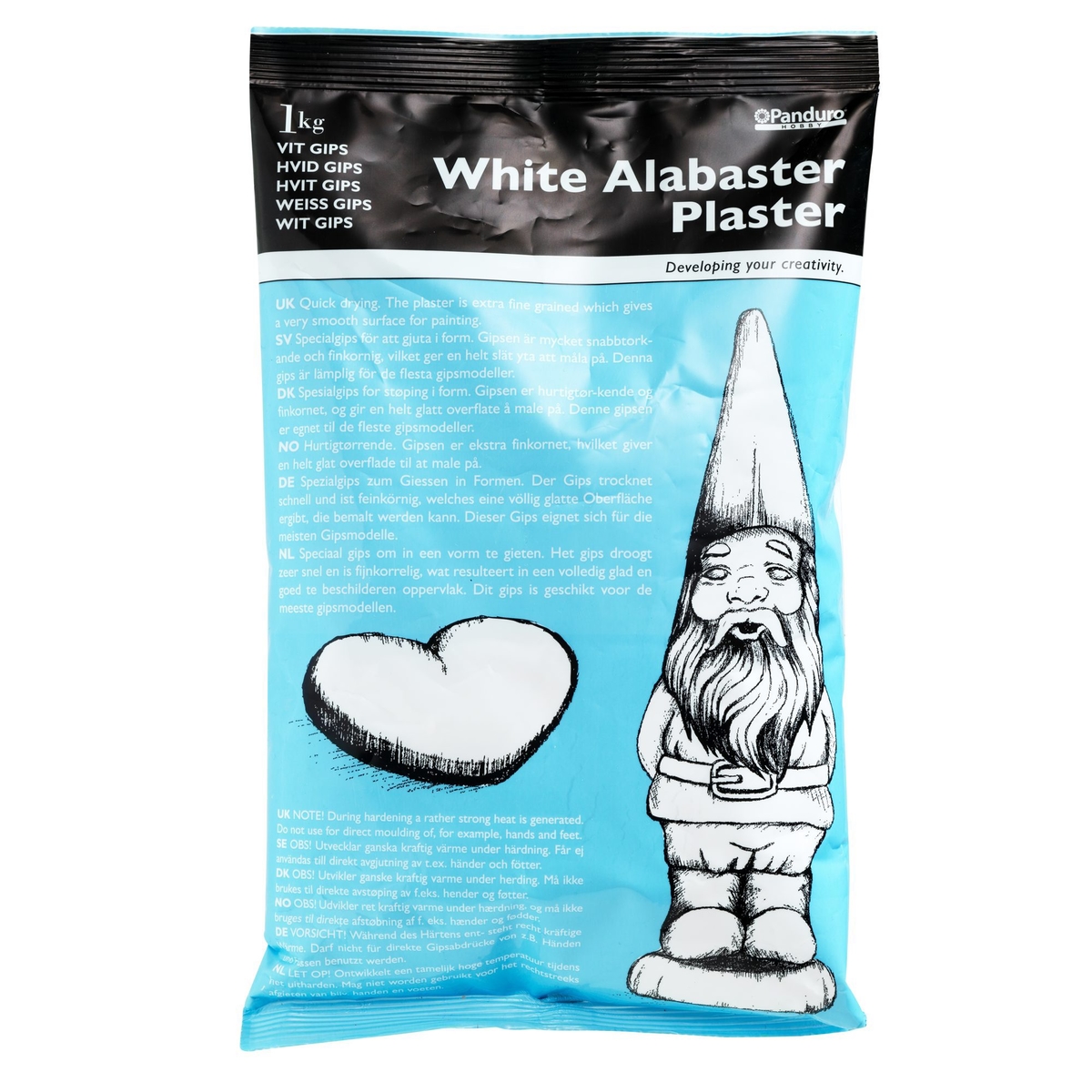 Alabastergips 1kg | Panduro