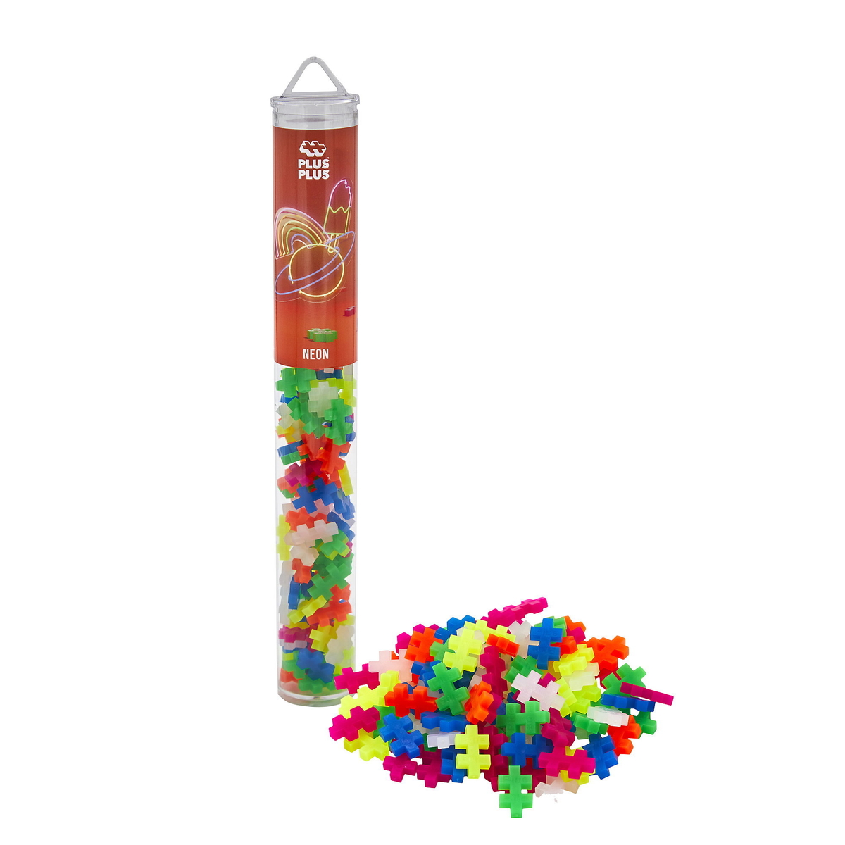 Plus-plus Neon tube 100 st. | Panduro